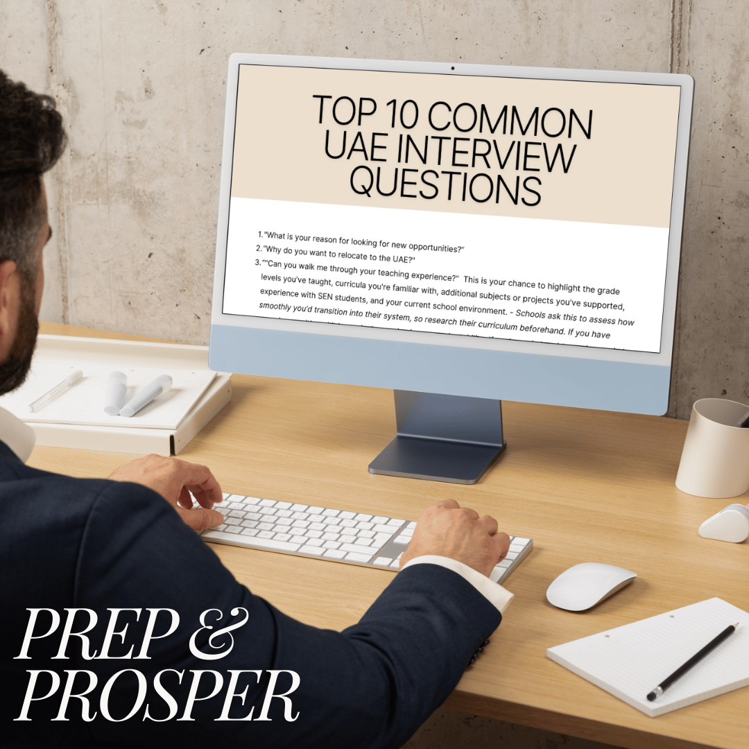 UAE Teaching Interview Prep Guide – Prep & Prosper